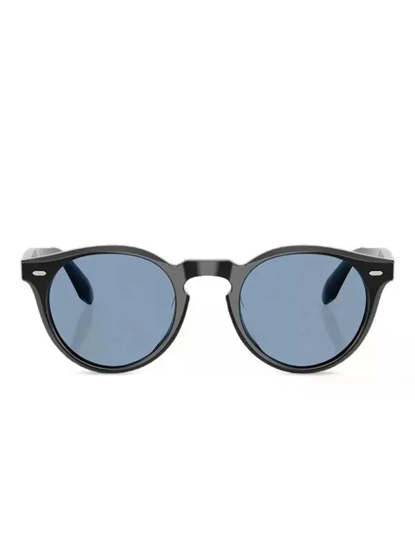 Oliver Spencer N.07 Sun Round-frame Sunglasses - Black