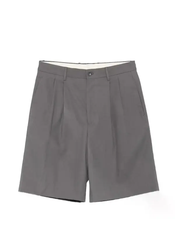 Tagliatore Pleated Tailored Shorts - Grey