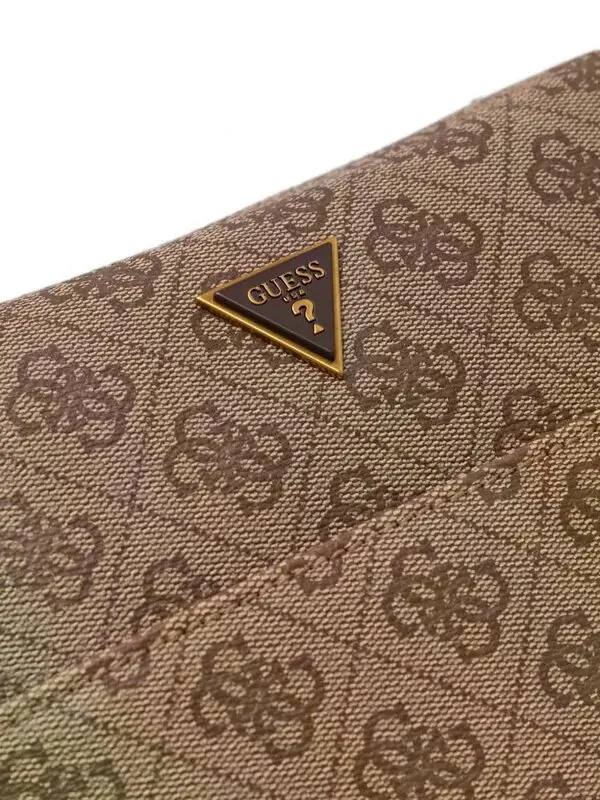 Guess Monogram-print Logo-plaque Belt Bag