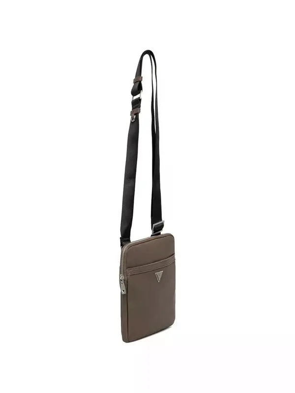 Guess Certosa Logo-plaque Messenger Bag - Brown