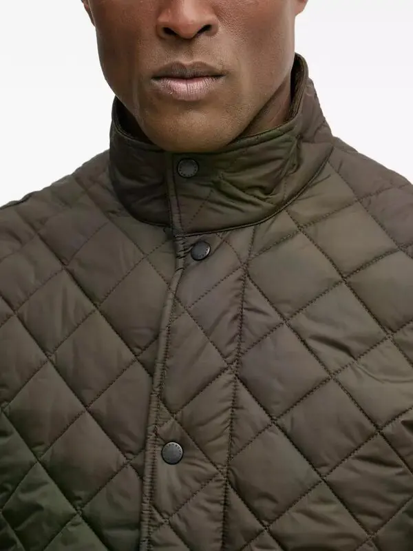 Barbour Corduroy-collar Quilted Jacket - Green