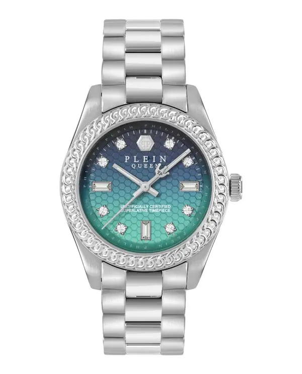 Philipp Plein Queen Supreme Crystal Watch - Stainless Steel