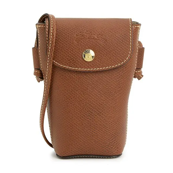 Longchamp Epure Phone Case Crossbody - Brown