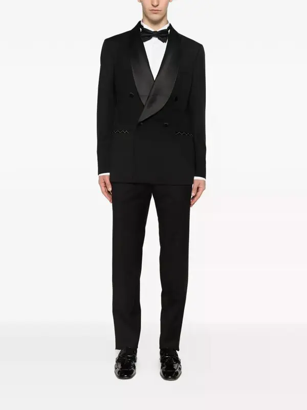 LUIGI BIANCHI MANTOVA Shawl-lapel Double-breasted Suit