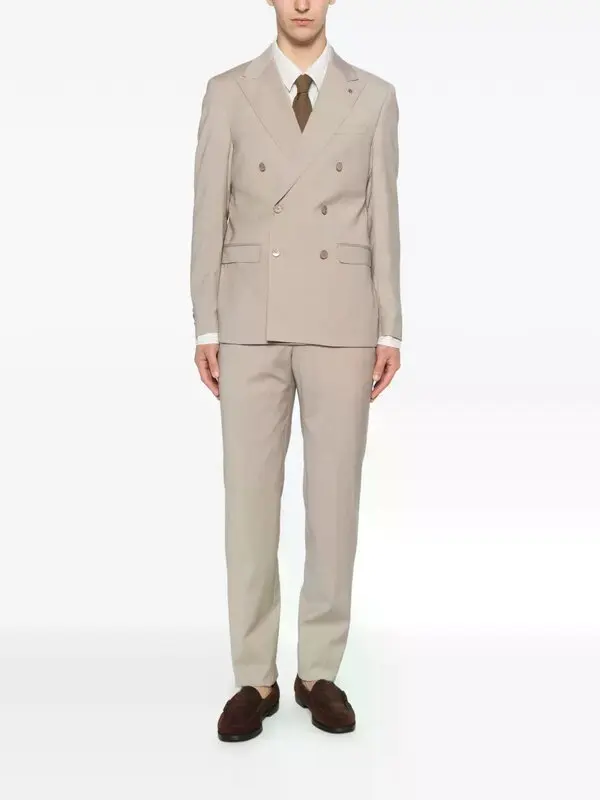 MANUEL RITZ Double-breasted Suit - Neutrals