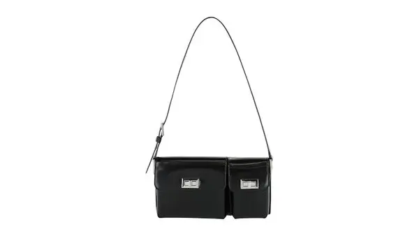 BYFAR By Far Billy Patent Shoulder Bag - Black