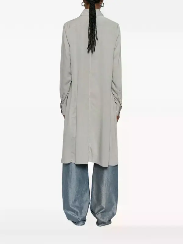 Our Legacy Asymmetric Button-down Shirt - Grey