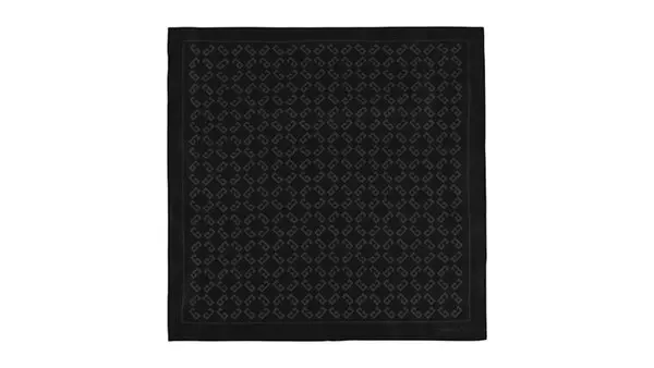 Givenchy 4g Monogram Pocket Square - Black