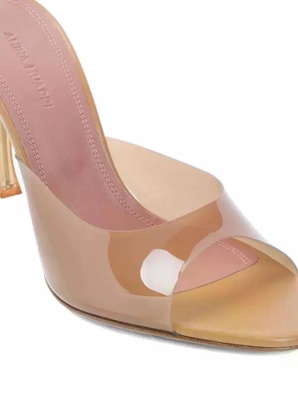 Amina Muaddi Alexa Glass Sandals