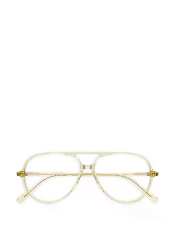 Valentino Garavani Vlogo Aviator Frame Glasses - Neutrals