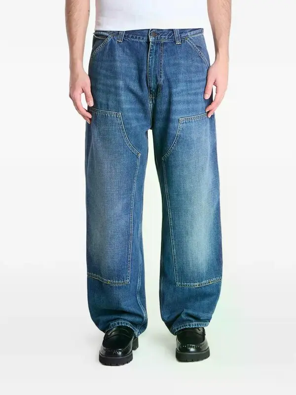 Carhartt Work In Progress Og Double Knee Jeans - Blue