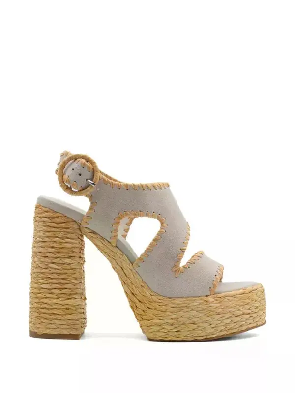 PALOMA BARCELO Wanda Heeled Sandals - Neutrals