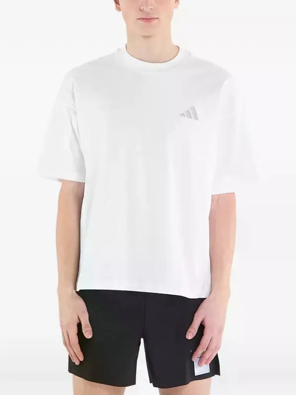 Adidas Logo-print T-shirt - White