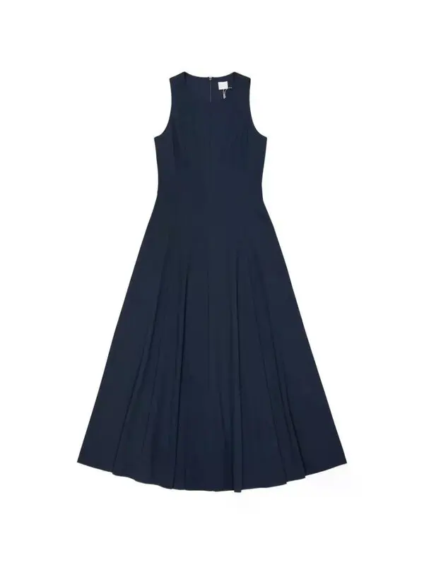 Eleventy Sleeveless Flared Midi Dress - Blue