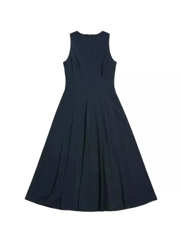 Eleventy Sleeveless Flared Midi Dress - Blue