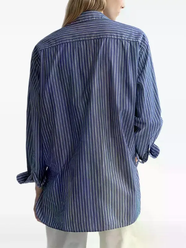 NILI LOTAN Yorke Striped Shirt