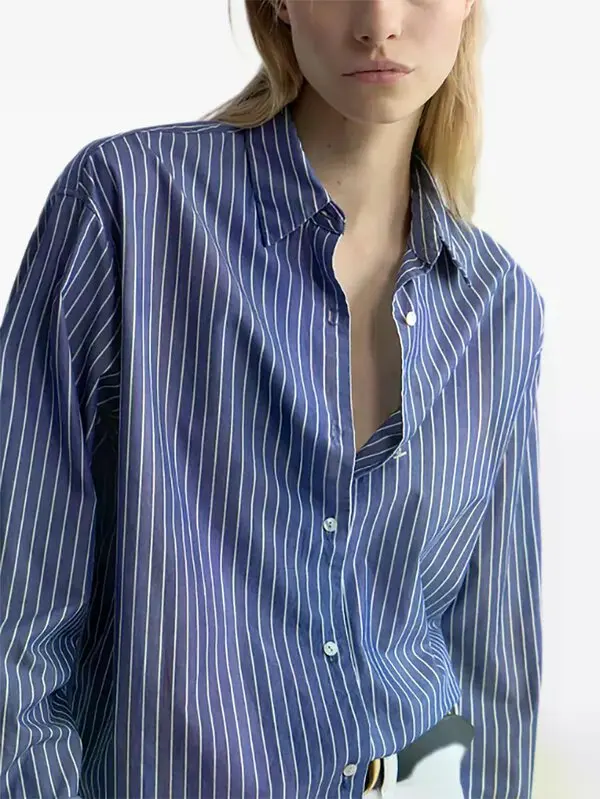 NILI LOTAN Yorke Striped Shirt