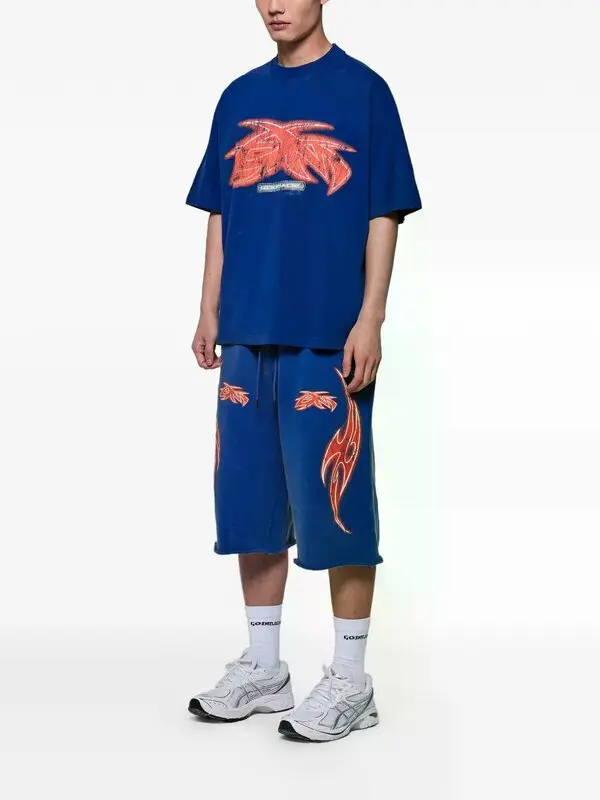 GODMADE Gm Vivid Graphic-print T-shirt - Blue