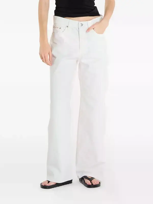 Calvin Klein Low-rise Jeans - White