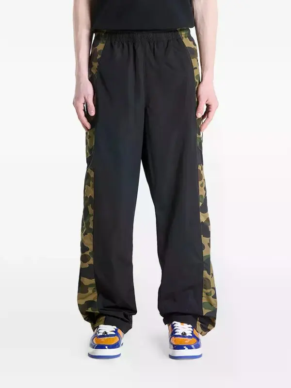 A BATHING APE 1st Camo Track Pants - Black