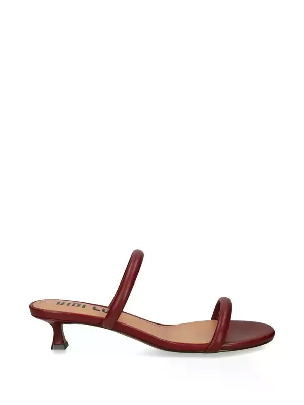 BIBI LOU Musa Leather Sandals - Red