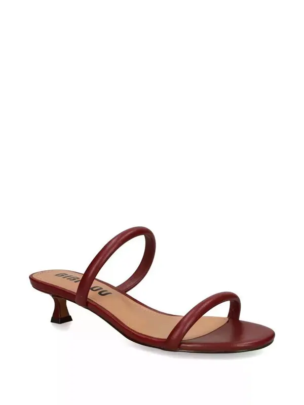 BIBI LOU Musa Leather Sandals - Red
