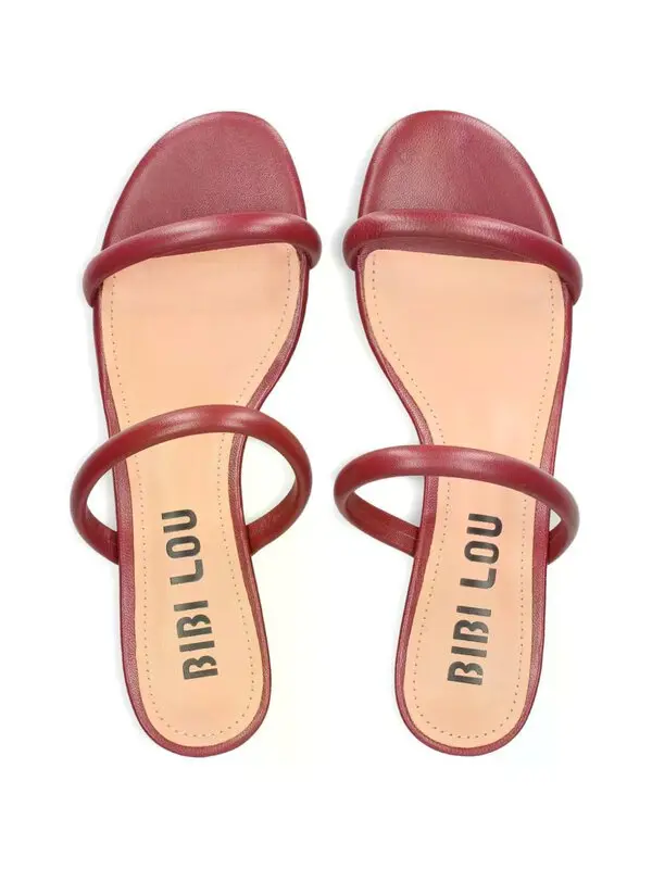 BIBI LOU Musa Leather Sandals - Red