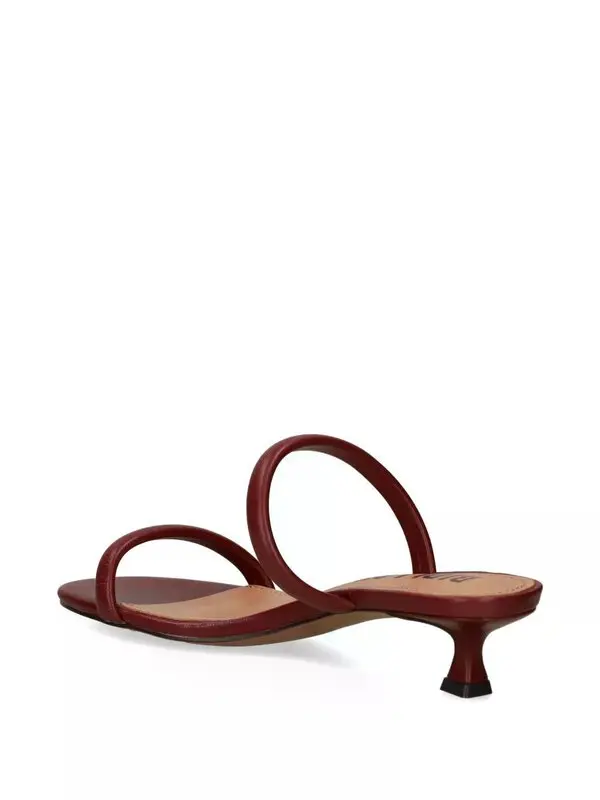 BIBI LOU Musa Leather Sandals - Red