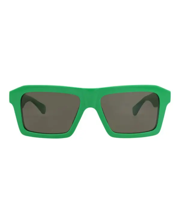 Bottega Veneta Square Frame Recycled Acetate Sunglasses - Green Green Green (bv1213s/30014256/003)