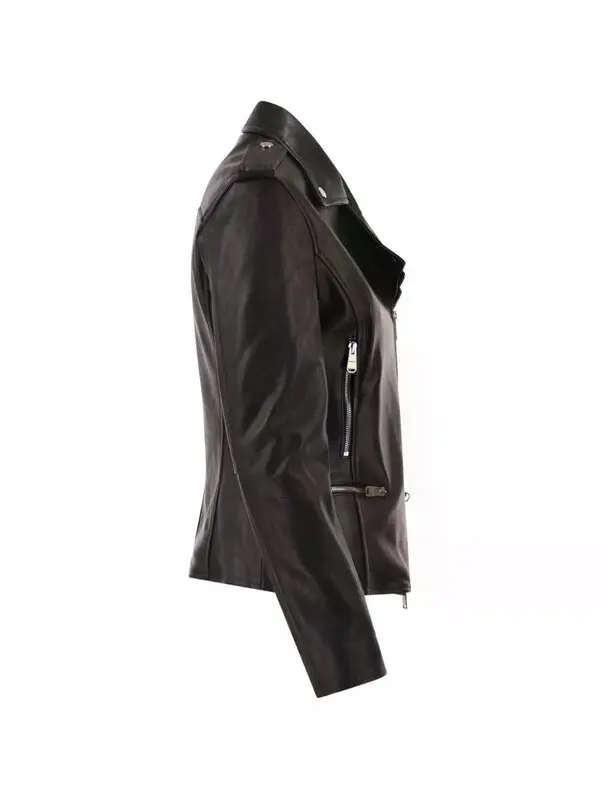 DONDUP Leather Biker Jacket