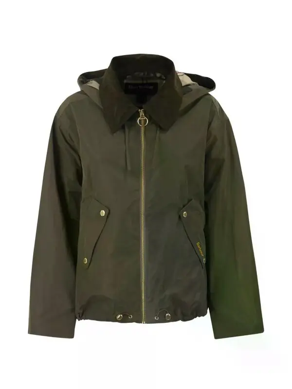 Barbour Weaver Hooded Jacket - Green