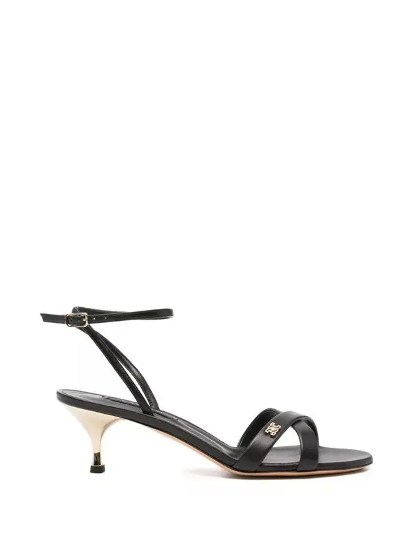 Casadei Jane Crossover-strap Buckle-fastening Sandals - Black