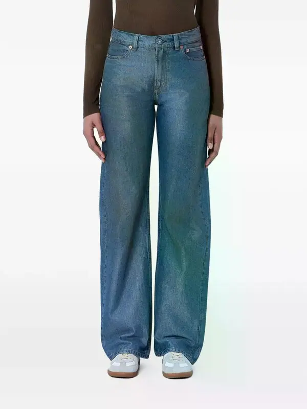 Our Legacy Wide-leg Five-pocket Jeans - Blue