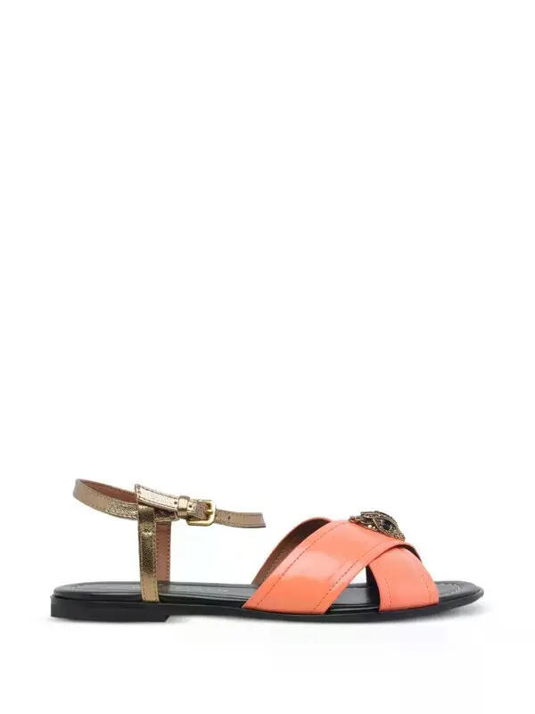 Kurt Geiger Orson Crossover Sandals - Orange