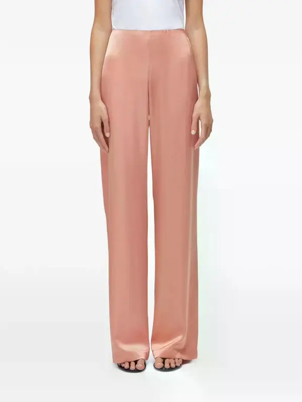 BLUGIRL Satin Palazzo Pants - Pink