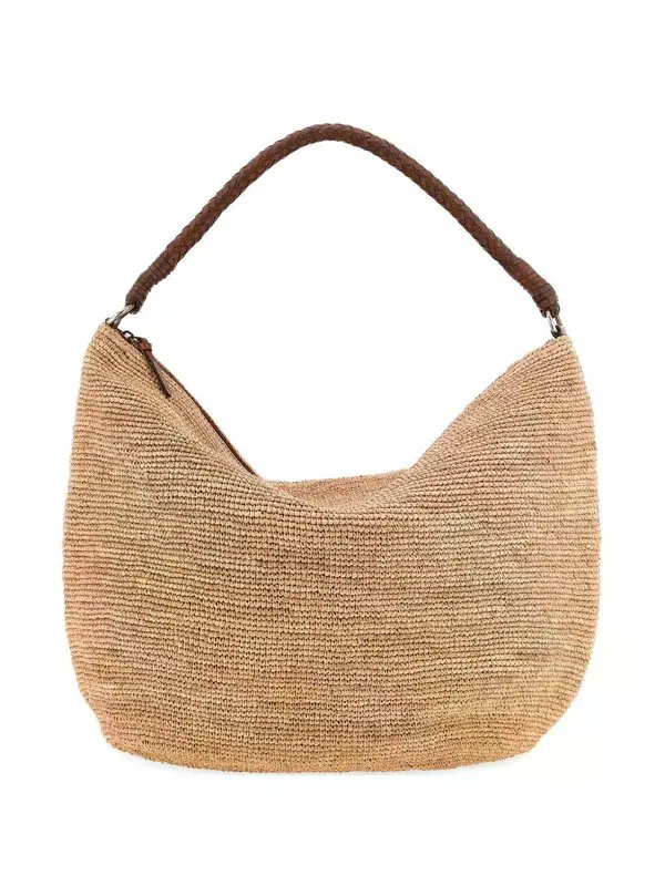 IBELIV Utopia Raffia Shoulder Bag - Neutrals