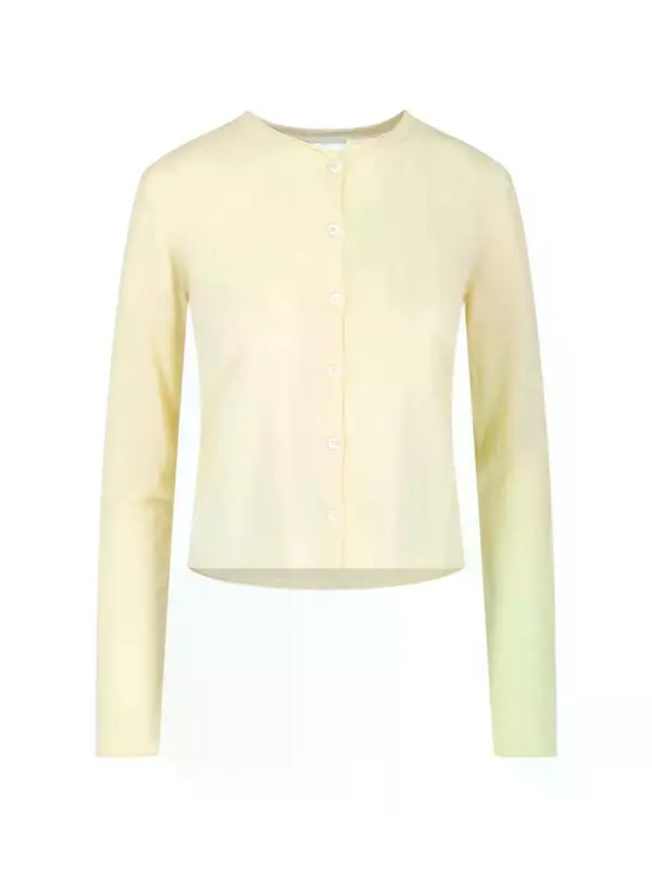 DUNST Summer Essential Buttoned Cardigan - Yellow