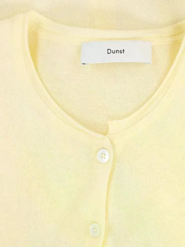 DUNST Buttoned Cardigan - Yellow