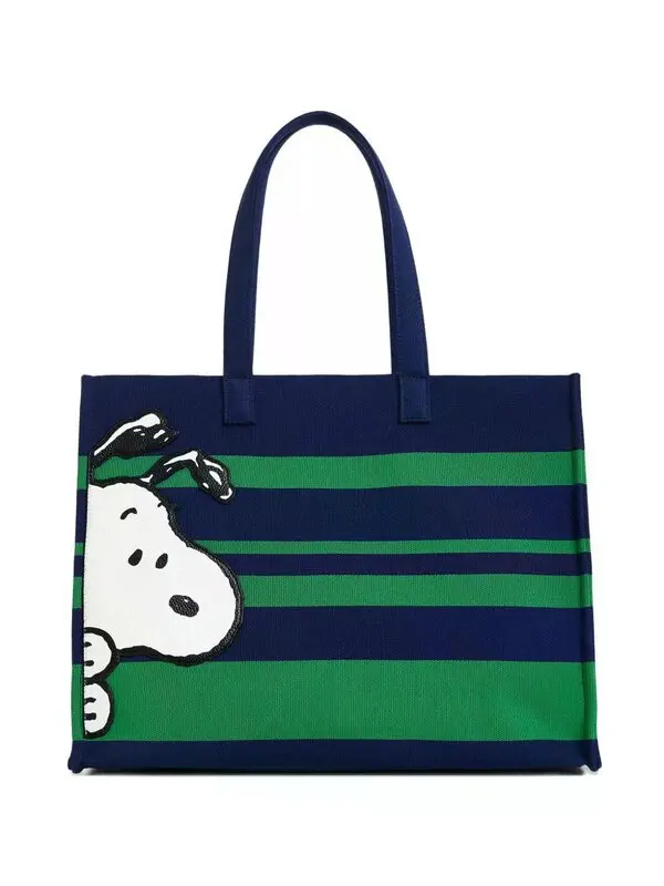Essentiel Antwerp Peanuts™ Striped Graphic Tote Bag