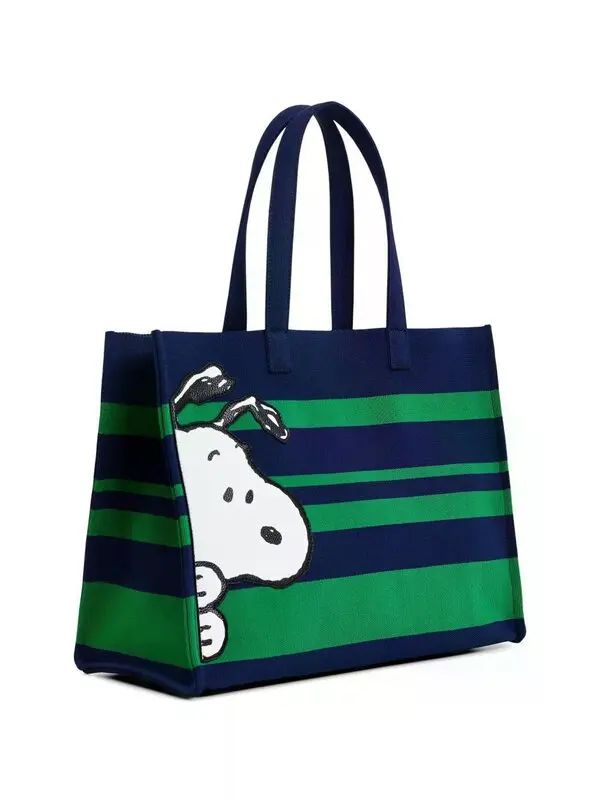 Essentiel Antwerp Peanuts™ Striped Graphic Tote Bag