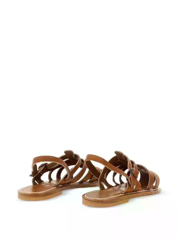 K.JACQUES St Tropez Leather Sandals - Brown