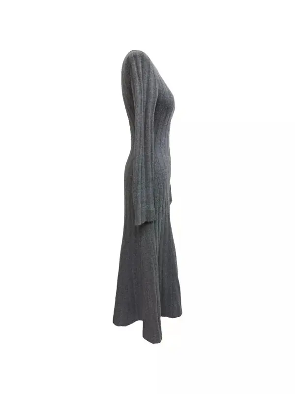 REFORMATION Evan Ribbed-knit Dress