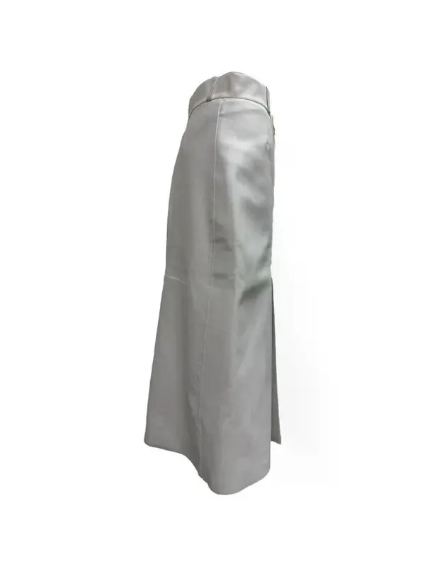 Balenciaga High-rise Leather Skirt
