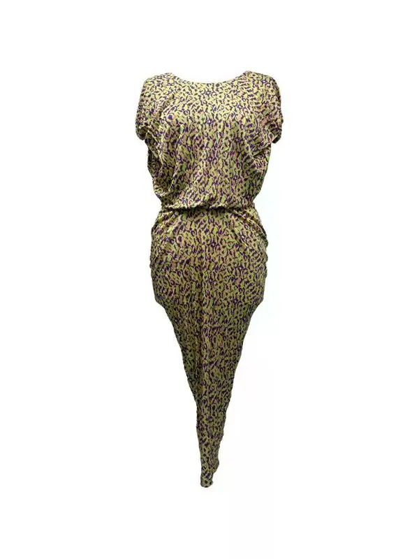 Saloni Printed Ruched Dress