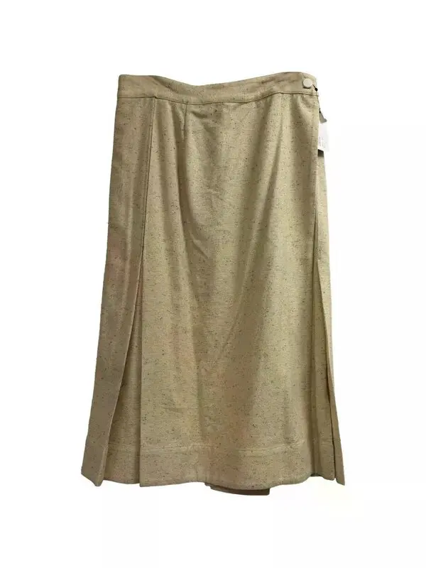 Victoria Beckham Embellished Pleated Skirt - Neutrals