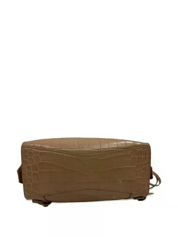 Balenciaga Neo Classic City Croc-effect Handbag