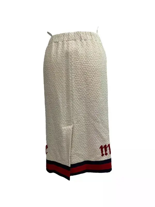 Gucci Modern Future Embroidered Pencil Skirt