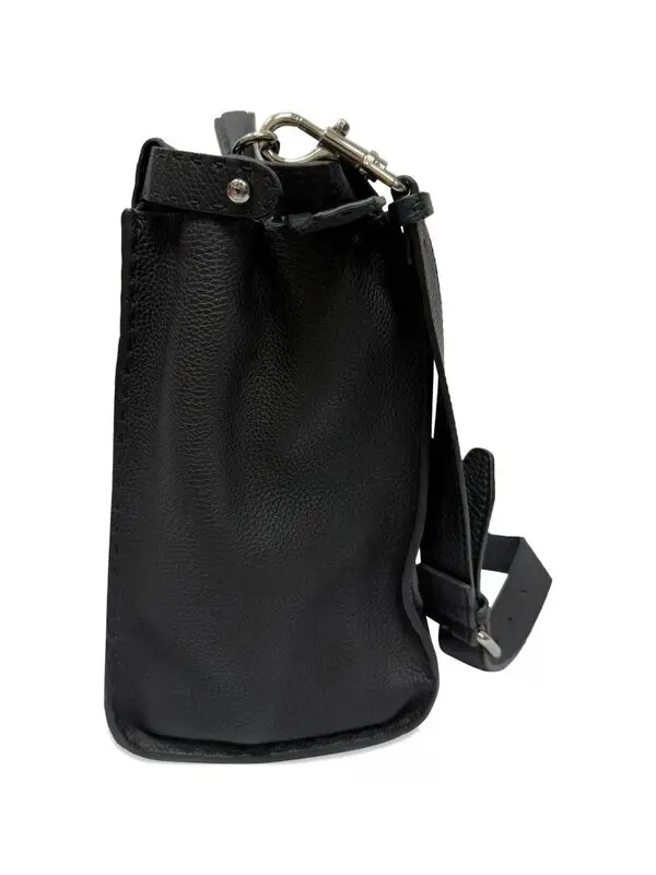 Fendi Selleria Peekaboo Top Handle Bag - Black