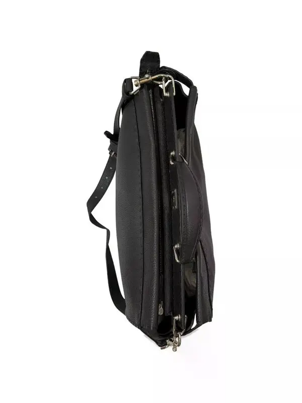 Fendi Selleria Peekaboo Top Handle Bag - Black