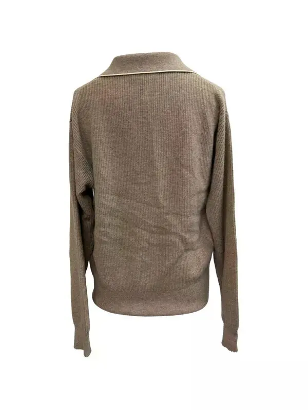 Sandro Knitted Collared Sweater